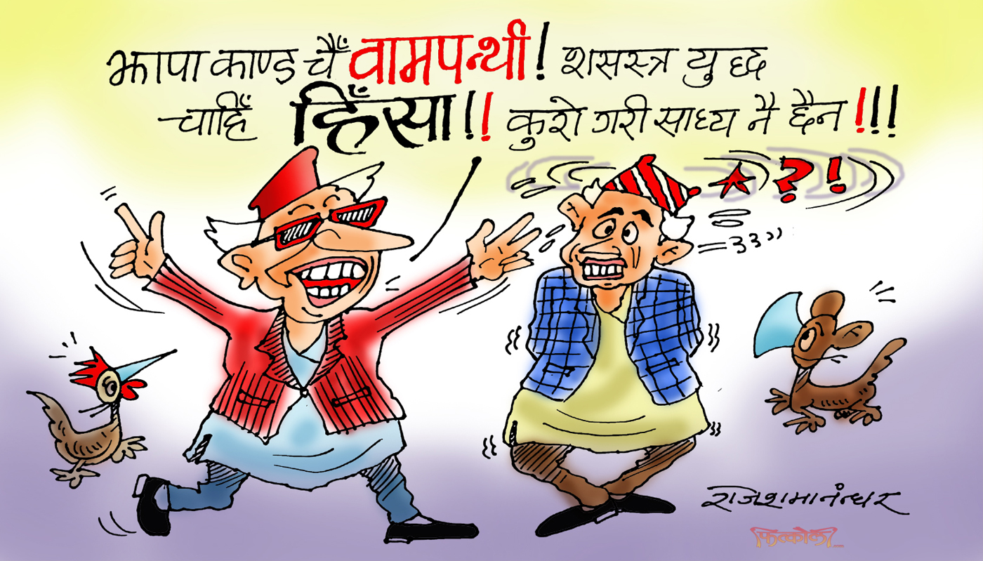 वामपन्थी र हिँसालाई एकैठाउँ घालघोल गर्नेहरुको मोल चाहिँ कति पर्छ होला ...